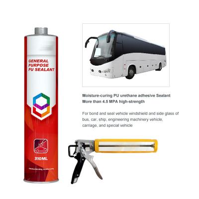 China Black 310ml General Purpose PU Sealant Eco-Friendly High Bonding Strength for sale