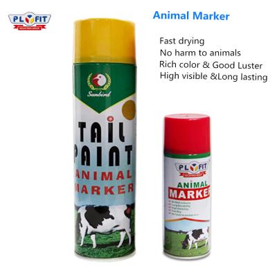 China Plyfit Waterproof Animal Marking Paint Red Blue Green Sheep Marker Spray for sale