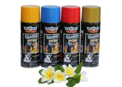 China Eco-Friendly Acrylic Spray Paint With Florescent Black Red White Silver Color for sale