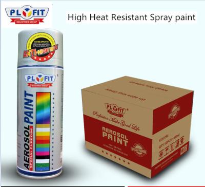 China Black Silicone Resin Non Toxic Spray Paint Low Chemical Odor 300 ℃ High Temp for sale