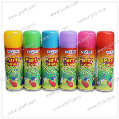 China Colorful Crazy Ribbon Party String Spray Perfect for Christmas and Wedding Occasions for sale
