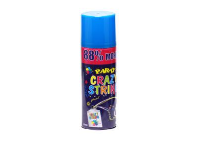 China Indoor / Outdoor Christmas Silly String Carnival Party String Spray High Glossy Bright for sale
