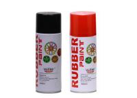 China High Gloss Plastic Coat Spray Paint , Heat Resistant Black Rubber Coating Spray for sale