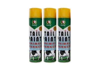 China Acrylic Yellow Cattle Animal Marking Paint No Harm To Skin Fading - Resistant for sale
