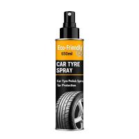 China 650ml Eco-friendly Tyre Polish Spray with Customizable Formula for Deep Penetration and Tyre Protection for sale