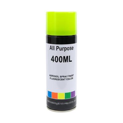 China 400ml Acrylic Aerosol Spray Paint with Fluorescent Color and High Gloss Finish for Excellent Weather Resistance for sale