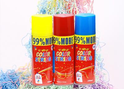 China Eco Friendly Party Silly String Spray Florescent Colors For Festival Decoration for sale