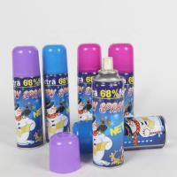 China Resin 200ml Tinplate Can Flake Snow Spray For Celebration Party for sale