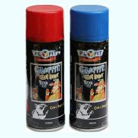China Liquid Coating 400ml Acrylic Aerosol Graffiti Spray Paint LPG for sale