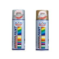 China OEM 400ml 10oz Acrylic 18K Gold Auto Spray Paint Cans Fast Dry for sale