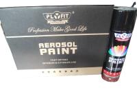 China Acrylic Based Stainless Steel Plyfit Black Aerosol Spray Paint for sale