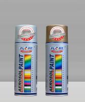 China ISO9001 18K Gold Black Aerosol Spray Paint For Cars Quick Drying for sale
