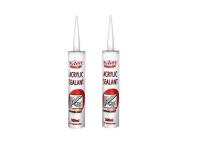 China Windows Doors Waterproof Silicone Sealant Acrylic White / Black / Transparent for sale
