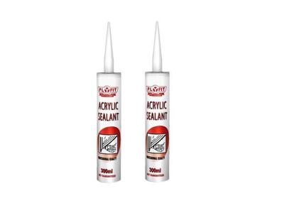 China Windows Doors Waterproof Silicone Sealant Acrylic White / Black / Transparent for sale