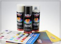 China Car Bike 400ml Fast Drying Black Paint Acrylic Aerosol Paint for sale