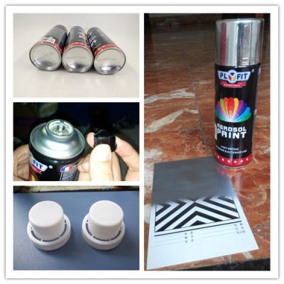 China Black Aluminium Acrylic Spray Paint Waterproof Heat Resisitant for sale