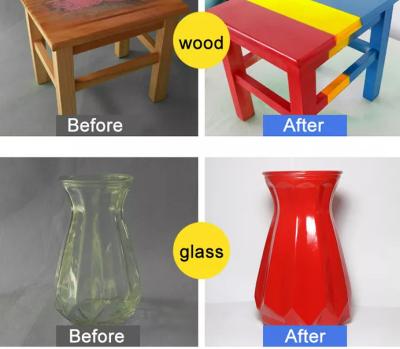 China Fast Dry 400ml Removing Oil Aerosol Spray Paint For Automobile Furniture for sale