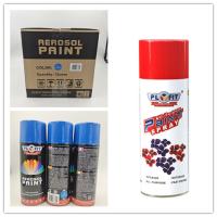 China 1.5g/S Ejection Aerosol Spray Paint 450ml Tinplate Fast Dry TUV For Steel for sale