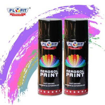 China White Black Gold Chrome Spray Paint 400ml Acrylic Aerosol Spray Paint OEM ODM for sale
