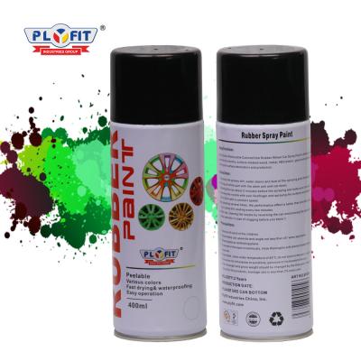 China 450ML Rubber Coating Spray Acrylic Graffiti Aerosol Paint Multi Purpose Fast Dry for sale