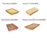 China PU Filter Paper Automobile Filters for Daewoo Ssangyong Structure Filter Element/Assy for sale