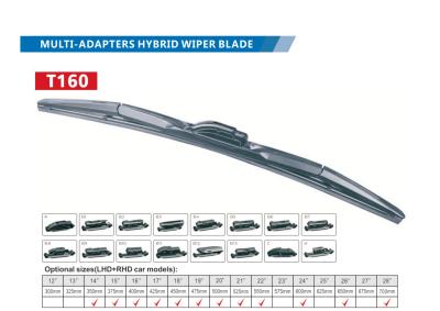 China Multiple Sizes 12-28 inches Auto Wiper Overall Range Compatible with Any Cars And Vehicle for sale