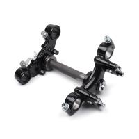 China GN Motorcycle Steering Stem Fork Tee With Steel Fork Upper And Bottom Connect Board for sale