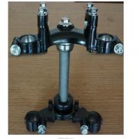 China GN Motorcycle Steering Stem Fork Tee With Steel Fork Upper And Bottom Connect Board for sale