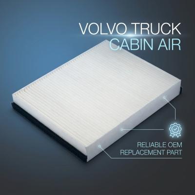 China Cabin Air Filter for 2003Up vol-vo Truck Replaces AF26405 P606555 CAF24000 PA468 with Paper Core for sale