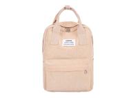 China Kids Pink Cotton Backpack With Handle School Top Handle Backpack for sale