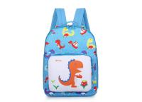 China Zipper Closure 600D Polyester Backpacks For 4 Year Olds Yellow Blue for sale