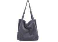 China Customized Cotton corduroy Shopping Bags For High Demand Market for sale