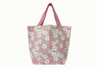 China Recycled 600D Poly Tote Bags Full Printed With PP Webbing Handles for sale