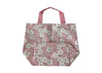 China Recycled 600D Poly Tote Bags Full Printed With PP Webbing Handles for sale
