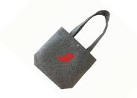 China Felt 100 Polyester Tote Bags Dark Grey Felt Tote Bag ISO9001 for sale