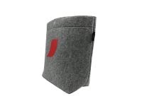 China Felt 100 Polyester Tote Bags Dark Grey Felt Tote Bag ISO9001 for sale