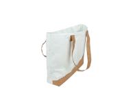 China Two-tone Big Capacity Tyvek Tote Bag, Dupont Kraft Paper Shopping beach bag for sale
