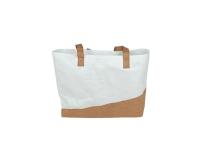 China Two-tone Big Capacity Tyvek Tote Bag, Dupont Kraft Paper Shopping beach bag for sale