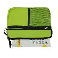 China Green Zippered Document Tote Polyester Tote Bags Customized for sale