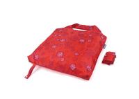 China Red Portable Lightweight Folding Tote Bag Multipurpose 190 T Polyester for sale