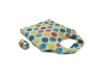 China Eco Polyester Foldable Reusable Garment Bag With Tag , Custom Logo Printed for sale