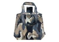 China Eco Friendly Foldable Shopping Bag In Pouch Heat Transfer Printing And Logo Tag for sale