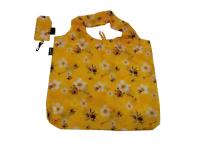 China Ripstop Polyester Nylon Fold Up Tote Bag , Foldable Reusable Bags Waterproof for sale