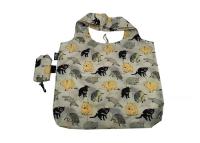 China Cartoon Pattern Fold Up Tote Bag Large Size Water Resistant For Grocery for sale