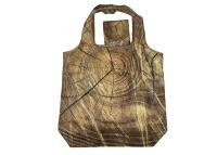 China Traveling Fold Up Reusable Grocery Bags With Sublimation Printing for sale