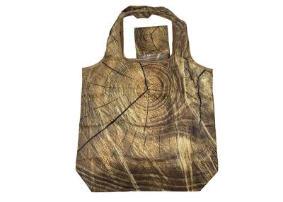 China Traveling Fold Up Reusable Grocery Bags With Sublimation Printing for sale