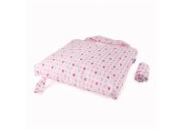 China Logo Printing Botton Closure Foldable Laundry Bag Personalized 210D Ripstop for sale
