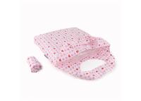 China Logo Printing Botton Closure Foldable Laundry Bag Personalized 210D Ripstop for sale