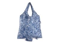 China Supermarket Reusable Folding Tote Bag Travel Nylon Foldable Reusable Shopping Bags for sale
