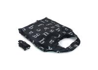 China Reusable Shopping Folding Tote Bag With Logos , Supermarket Folding Bag Into Pouch for sale
